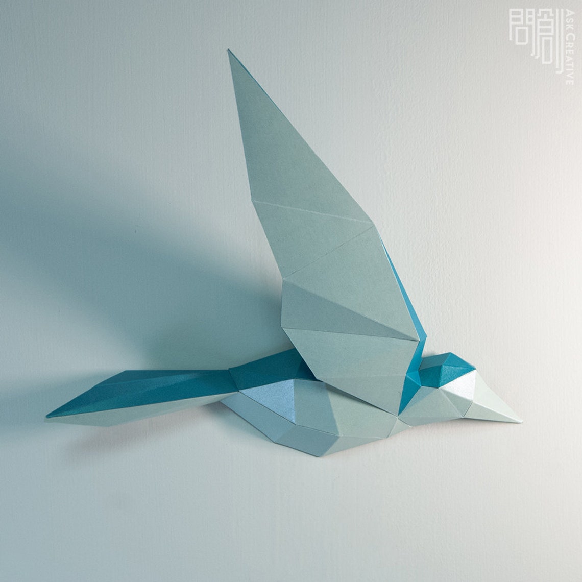 4birds Paper Modelpapercraft DIY Low Poly PDF | Etsy