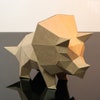Stegosaurus Paper Model ,papercraft , DIY , Low Poly , Stegosaurus ...
