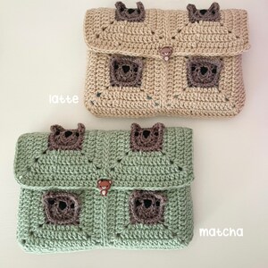 Crochet Teddy Bear Book Sleeve - Etsy