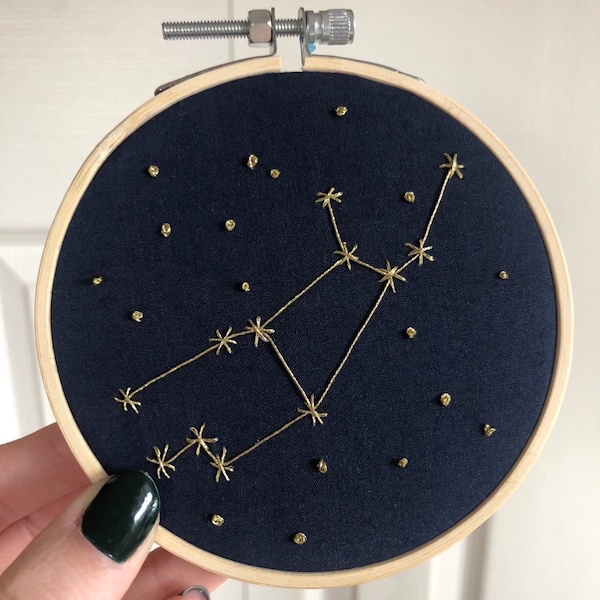Constellation Embroidery Pattern - Etsy