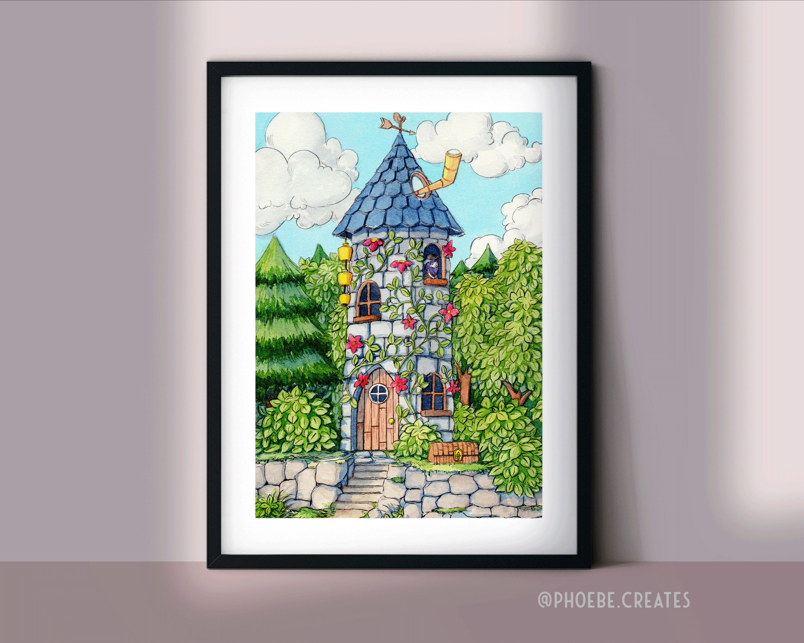 Stardew Valley Fanart Print the Wizard's Tower. - Etsy UK
