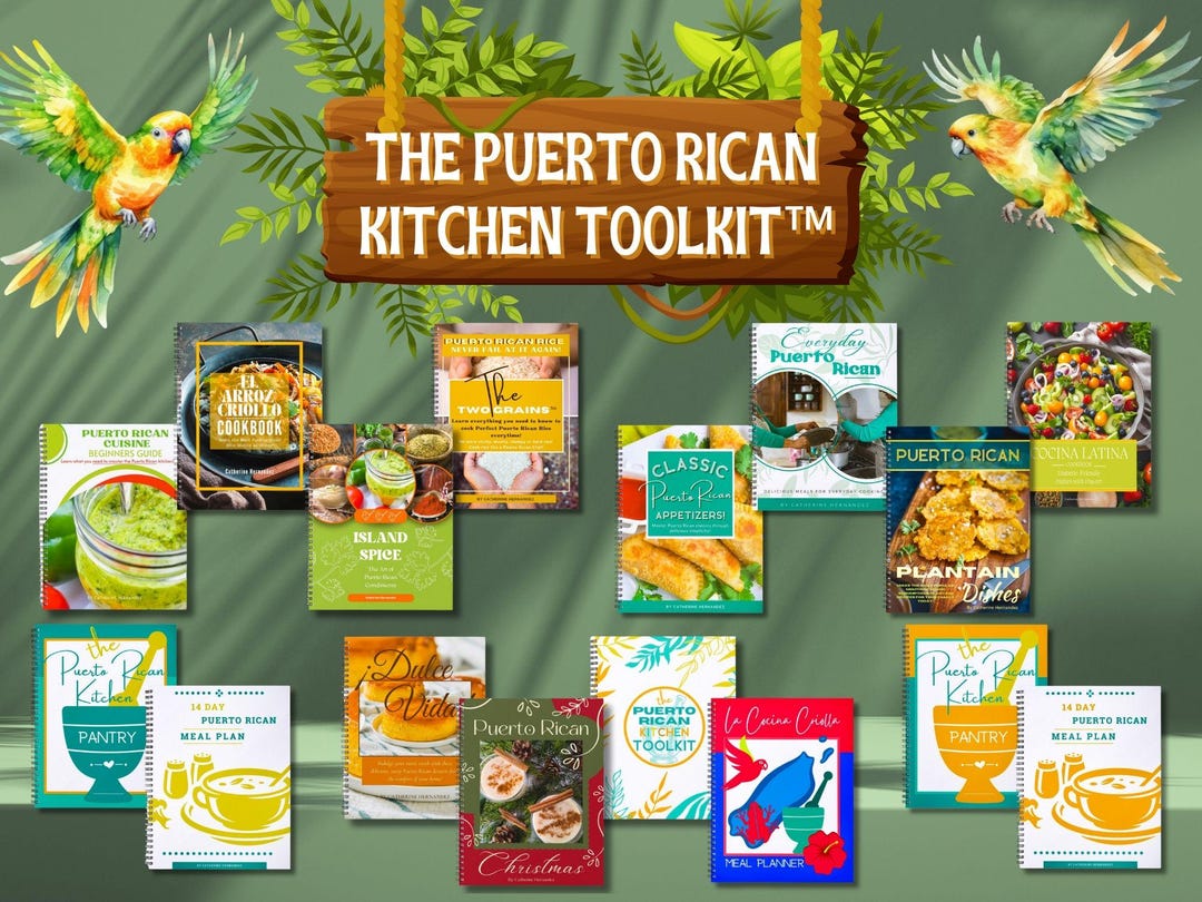 The Puerto Rican Kitchen Toolkit, Comida Criolla, Puerto Rican Cookery ...