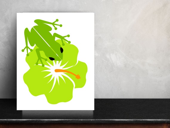 Puerto Rican Green Coqui Coqui Frog PR Wall Decor Puerto - Etsy