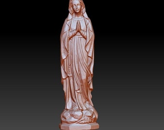 3d Virgin Mary Stl Files - Etsy