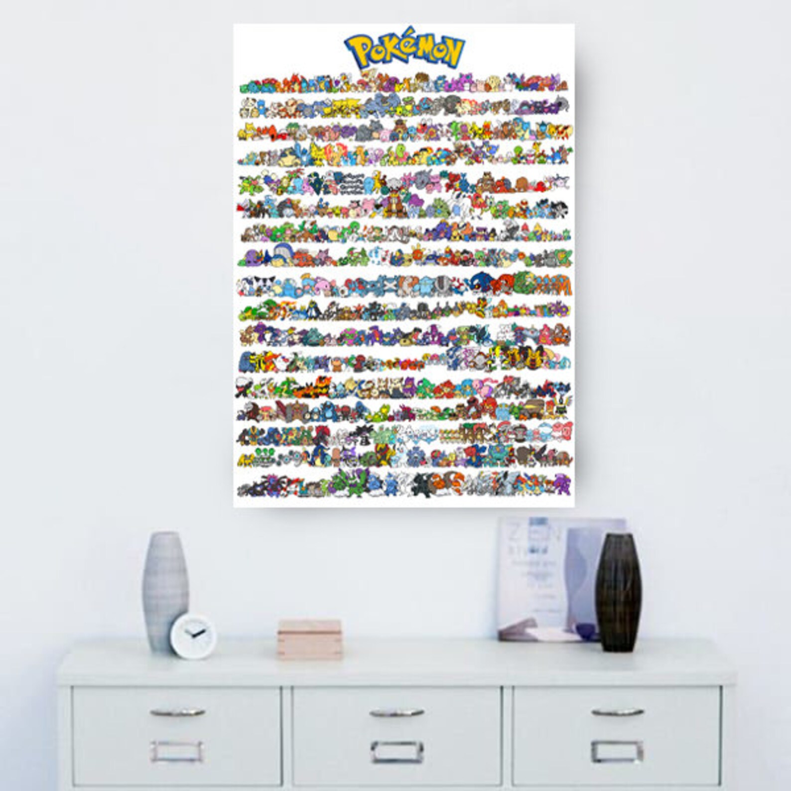 A1size 788 Charactor Pokemon Print Art Poster Nintendo Print - Etsy