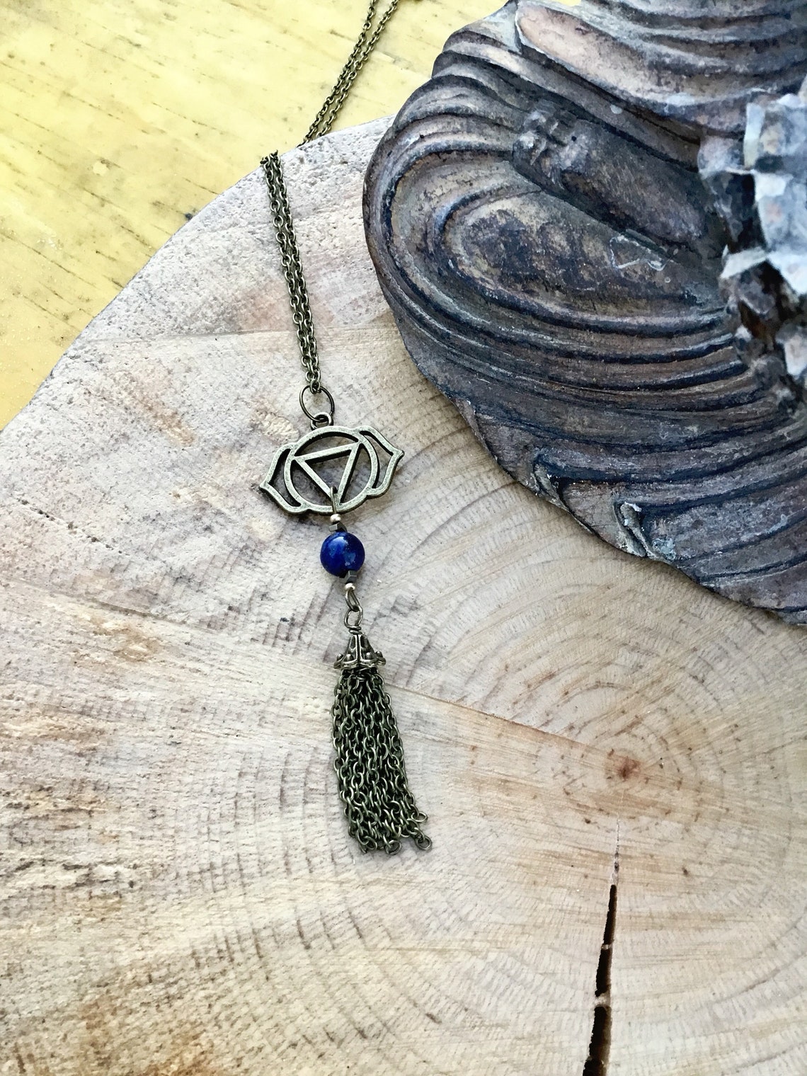 Third Eye Chakra With Lapis Lazuli Necklace - Etsy