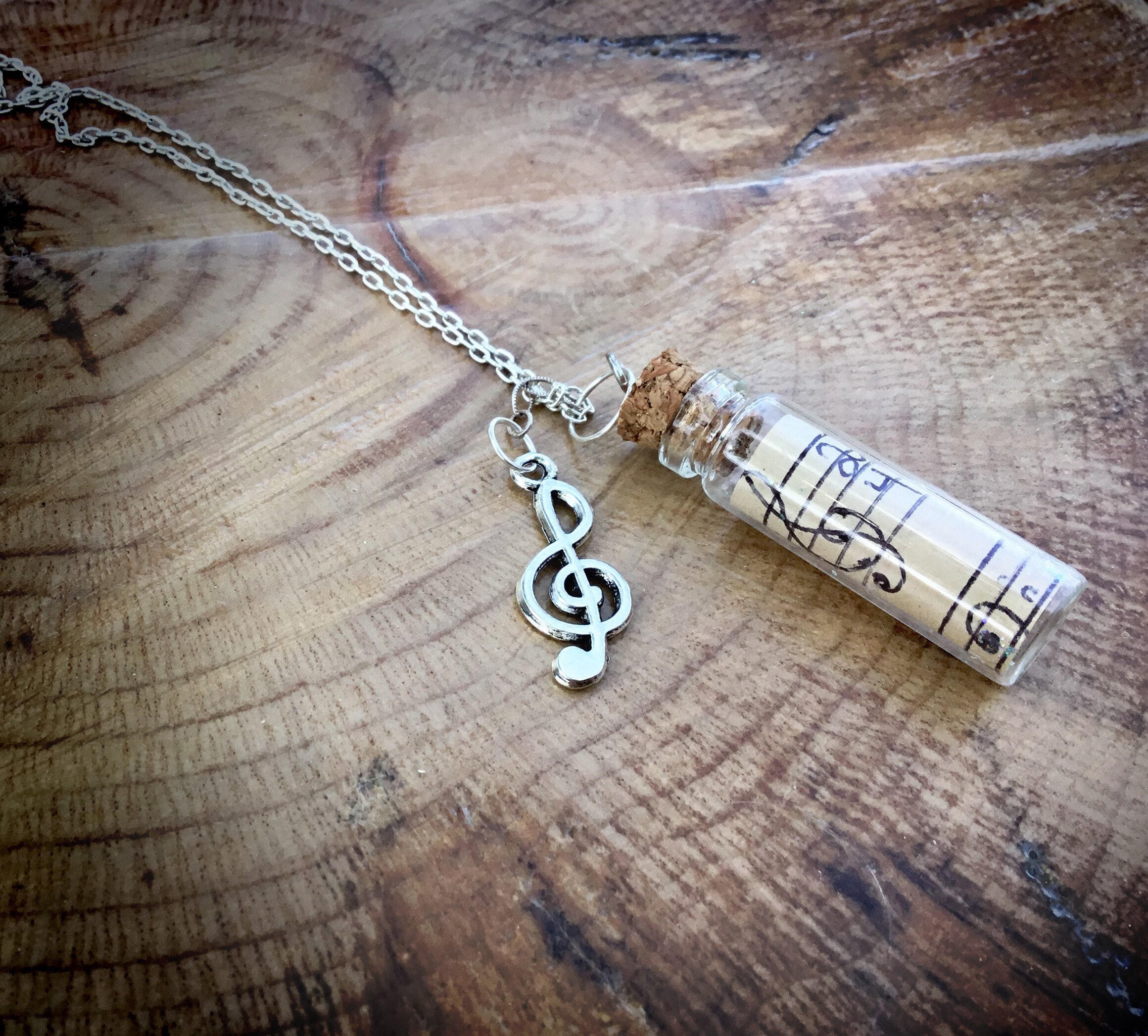 Music Bottle Charm - Etsy
