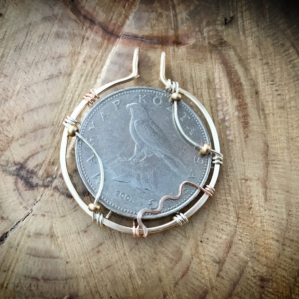 Wire Wrapped Coin - Etsy