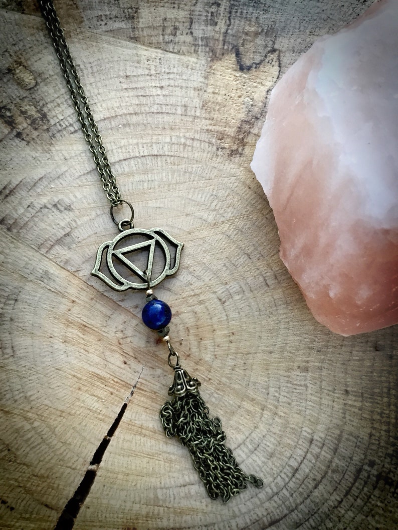 Third Eye Chakra With Lapis Lazuli Necklace - Etsy