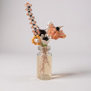 Beaded Mini Flower Bouquet - Etsy