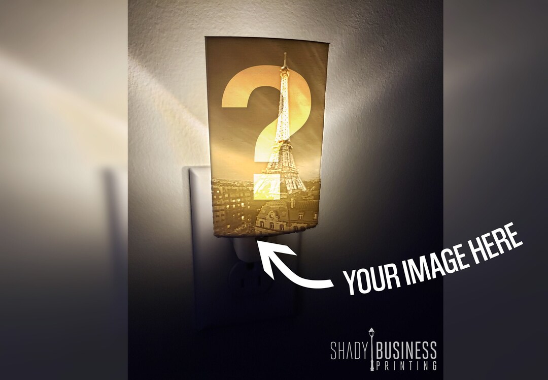 Custom Nightlight 3D Printed Nightlight Lithophane Light - Etsy