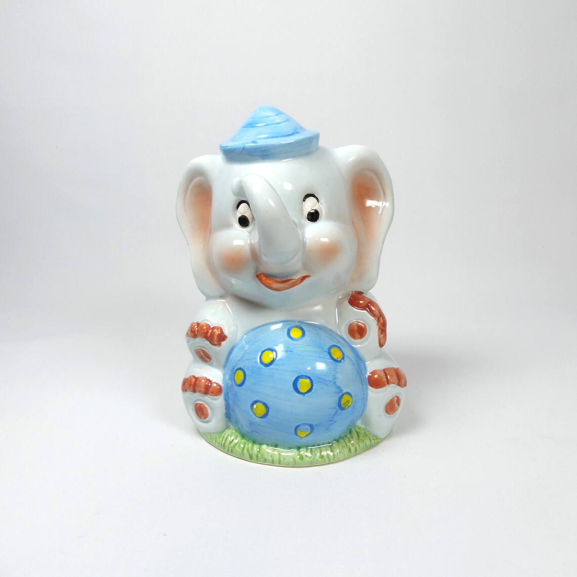 Elephant Piggy Banks - Pair of Vintage Elephant Coin Banks - Hand ...