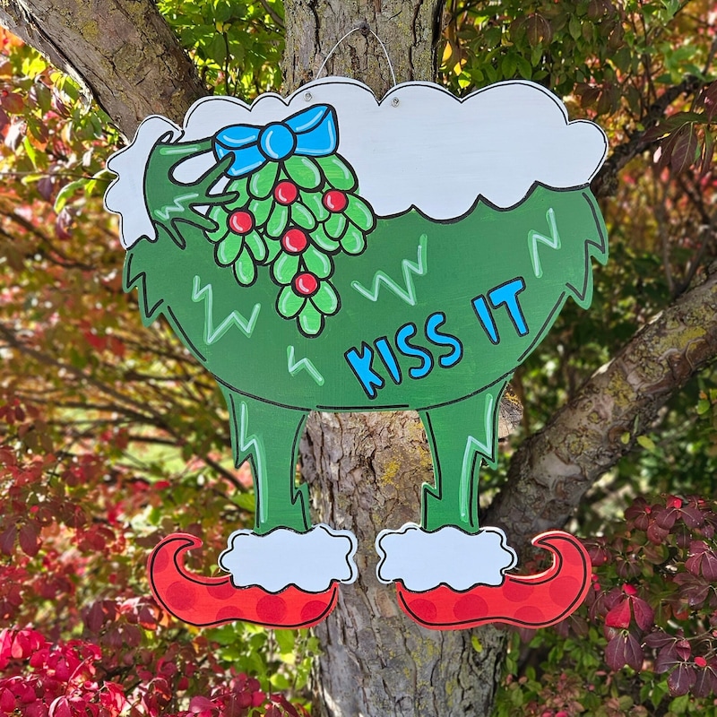 Grinch Butt for Christmas Tree - Etsy