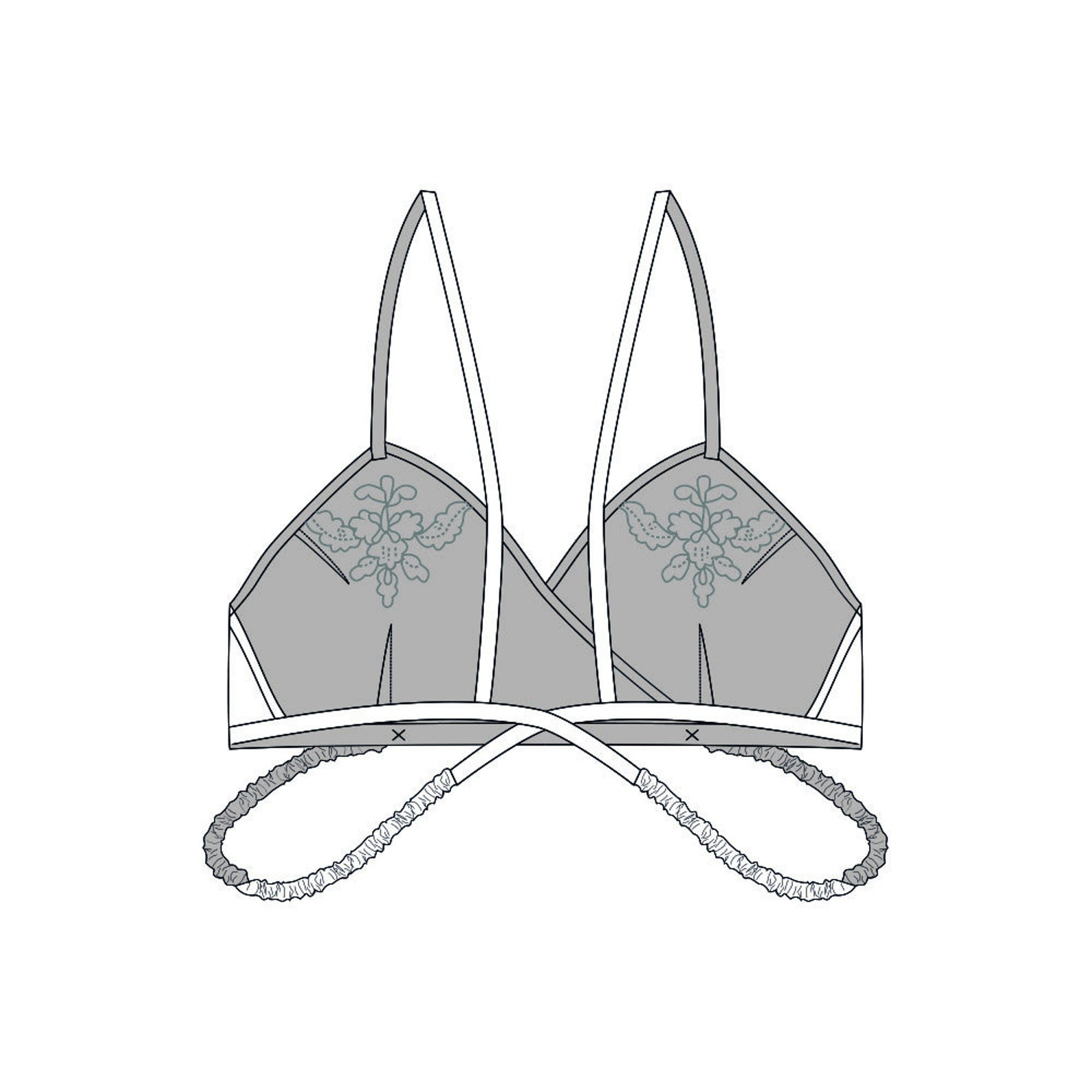 C. 1930s Kestos Style Bra Pattern A3/A4 PDF Original - Etsy