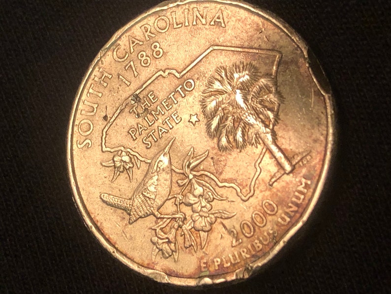 2000 P Error Struck South Carolina State Quarter Only NIT | Etsy