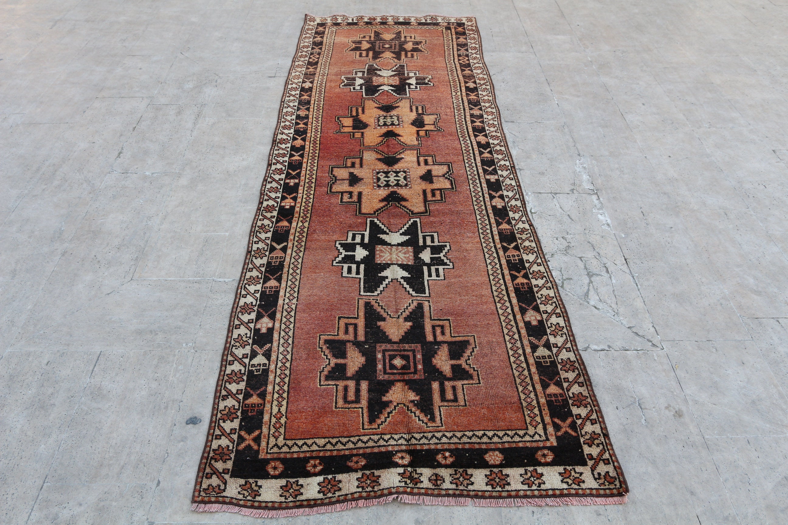 Pastel Runner Rug 10'1x3'6 Ft 308X112 - Etsy