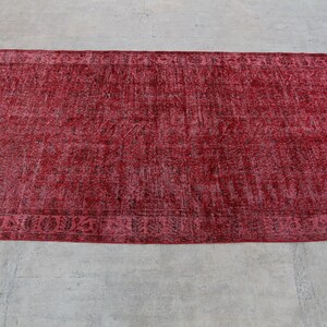 Red Runner Rug 12'x4'8 Ft 368x147 Cm Handmade - Etsy