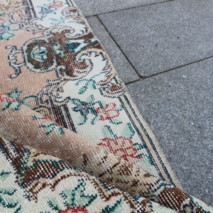 Golden Rose Beige Victorian Floral Design Handmade Rug Vintage - Etsy