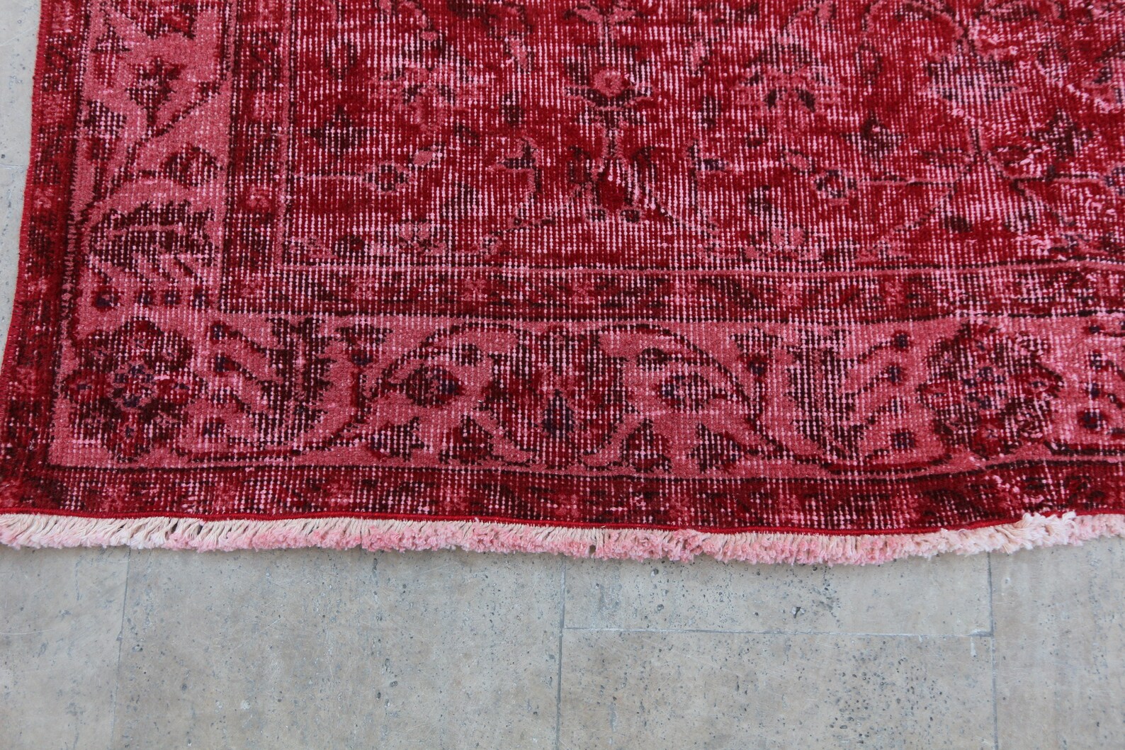 Red Runner Rug 12'x4'8 Ft 368x147 Cm Handmade - Etsy