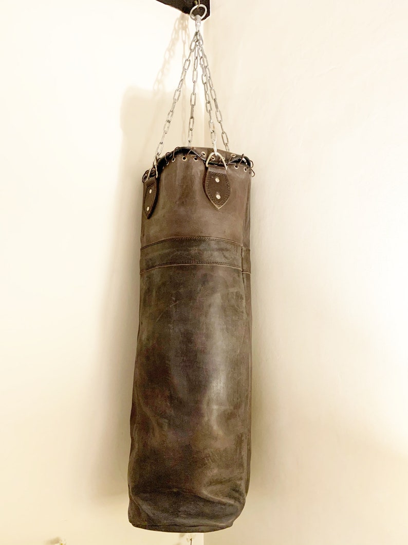 Retro Reborn Vintage Style Boxing Bag / Punch Bag With Hanging Chain ...