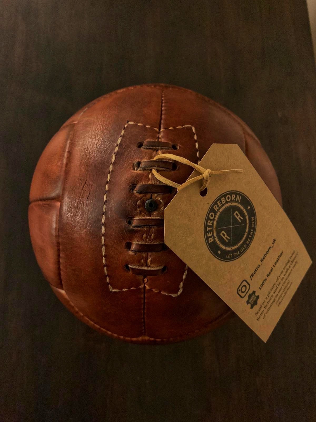 Retro Reborn Vintage Antique Style Leather Football Boots - Etsy UK