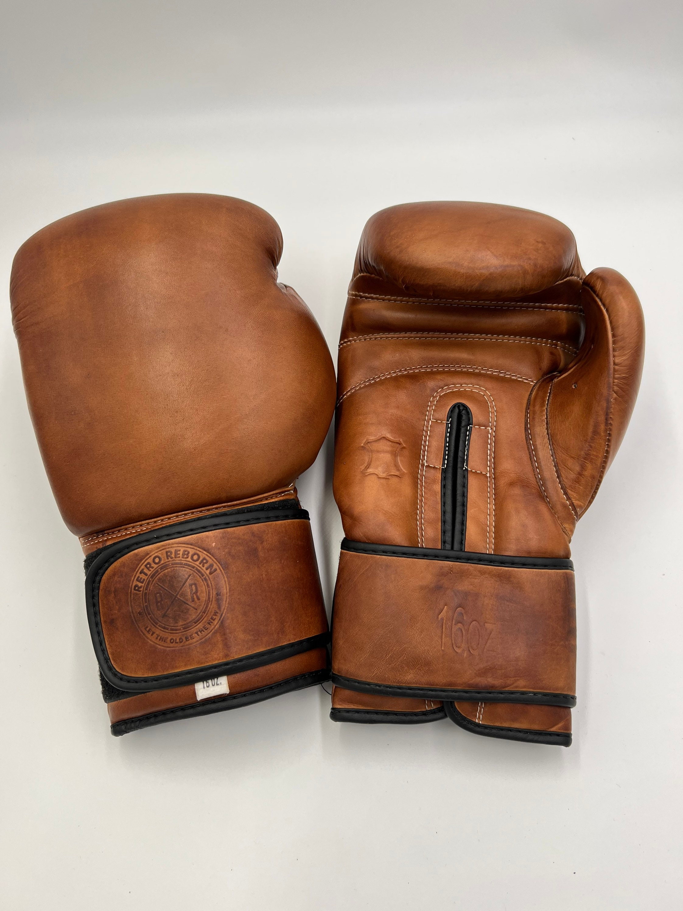 Retro Reborn Bundle Leather Boxing Bag, Boxing Gloves, Speedball In ...