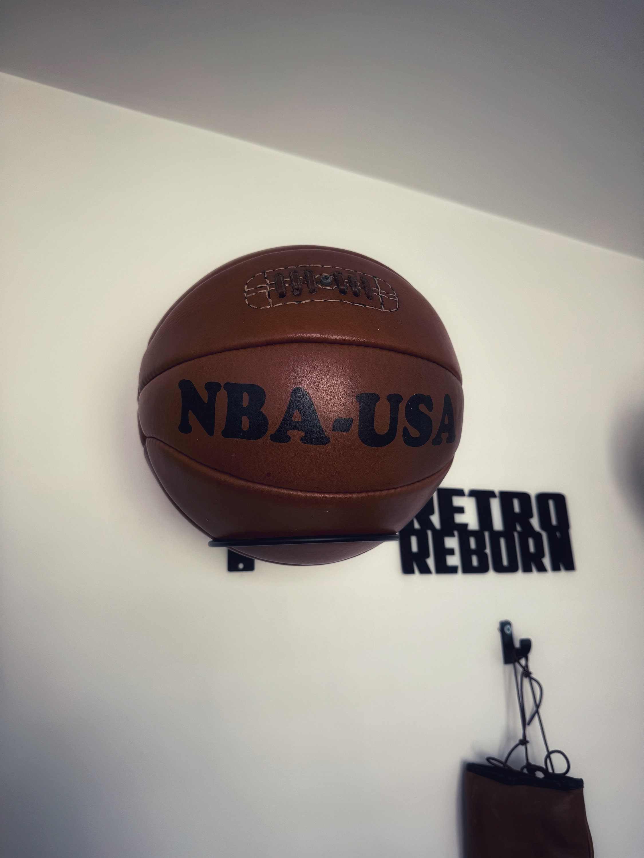 Retro Reborn Real Leather Vintage Style Basketball - Etsy