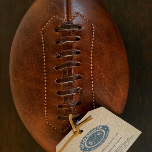 Retro Reborn Real Leather American Football Professional Adult - Etsy