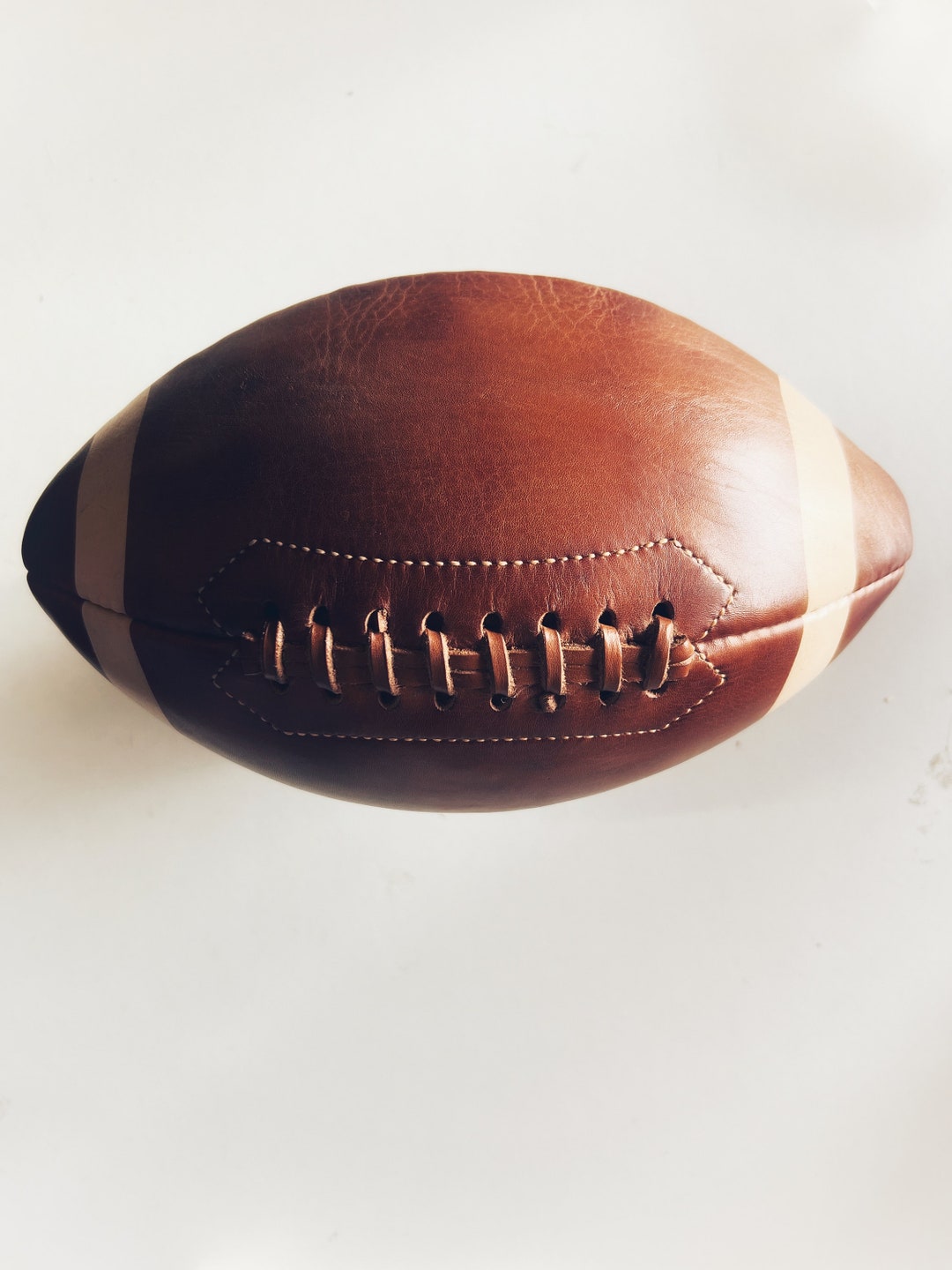 Retro Reborn Real Leather American Football Professional Adult Size ...