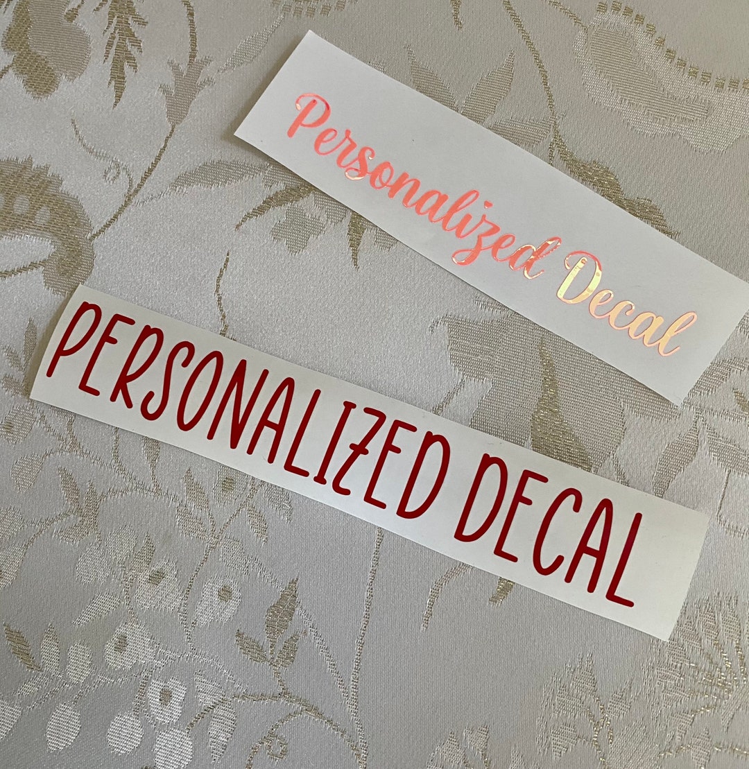 Personalized Decal/ Custom Decal/word Decal/name Decal/decal/customized ...