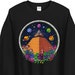 Psychedelic Egyptian Pyramid Sweatshirt, Illuminati Sweatshirt, Floral ...