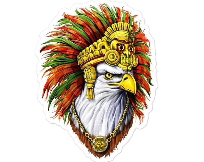 Aztec Character Sticker Pack Animated Aztec Gods 6 Pieces Free Shipping ...