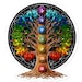 Tree of Life Chakra Symbols Sticker: Zen Yoga Meditation Decal - Etsy
