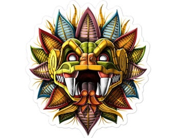 Aztec God Quetzalcoatl Decal - Etsy
