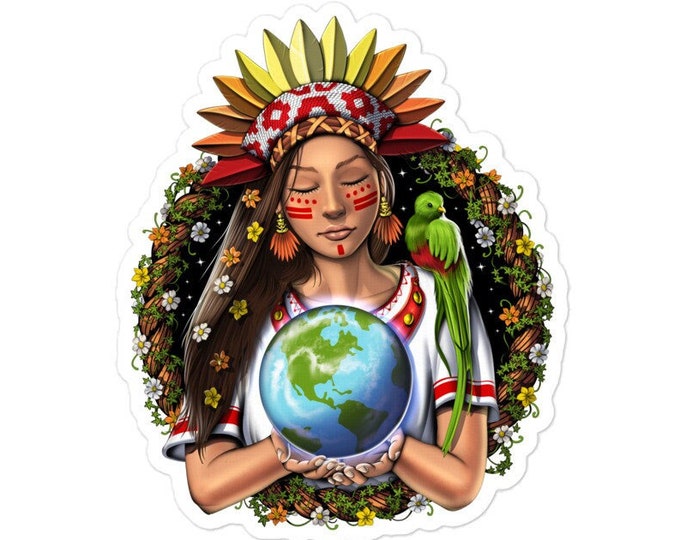 Aztec Character Sticker Pack Animated Aztec Gods 6 Pieces Free Shipping ...