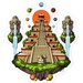 Aztec Pyramid Sticker - Ancient Aztec Stickers - Native Mexican ...