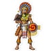 Aztec Eagle Warrior Stickers, Aztec Decals, Native Mexican Stickers ...