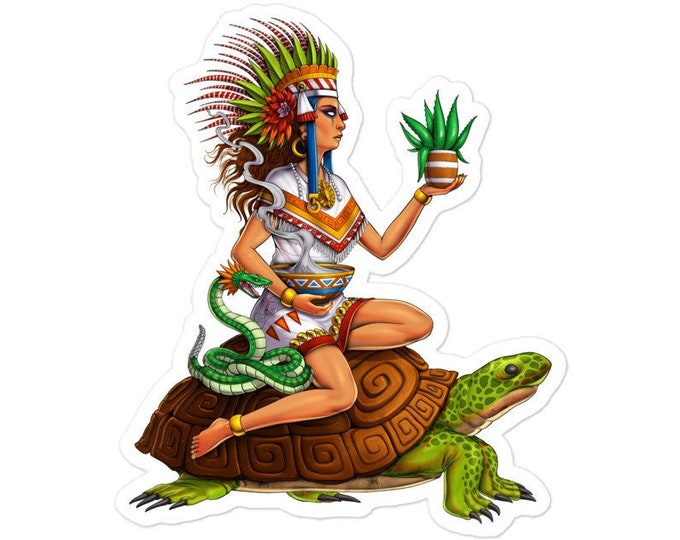 Aztec Character Sticker Pack Animated Aztec Gods 6 Pieces Free Shipping ...