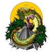 Aztec God Quetzalcoatl Sticker - Ancient Aztec Mythology Stickers ...