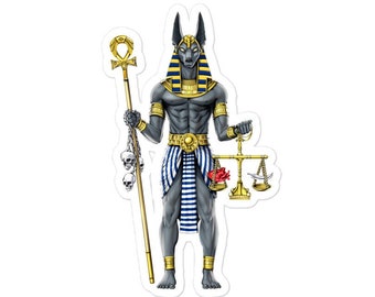 Anubis Egyptian Decal - Etsy
