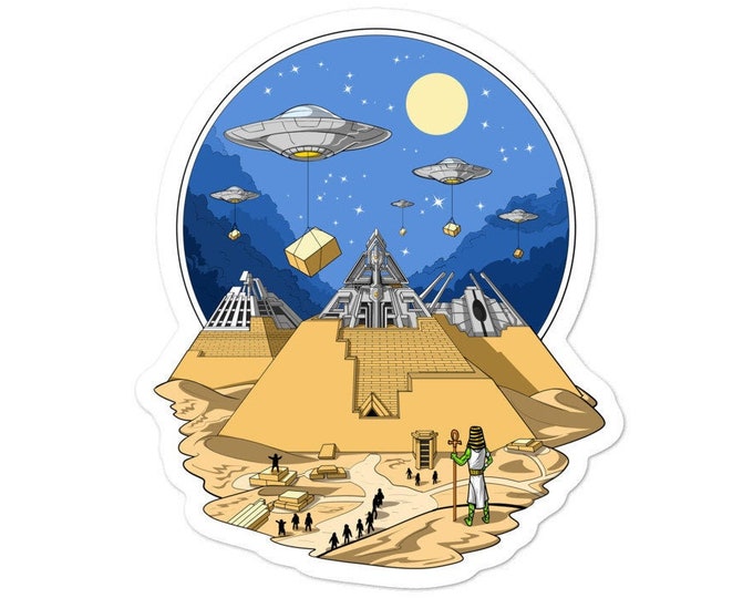 Astronaut Alien Cat Sticker Psychedelic Cat Decals Space - Etsy