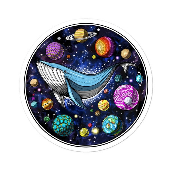 Whale Sticker - Etsy