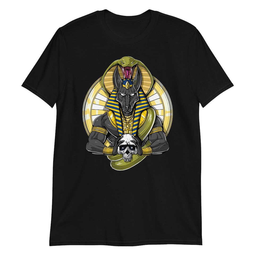 Egyptian Mythology God Anubis Shirt, Egyptian Mythology T-shirt ...