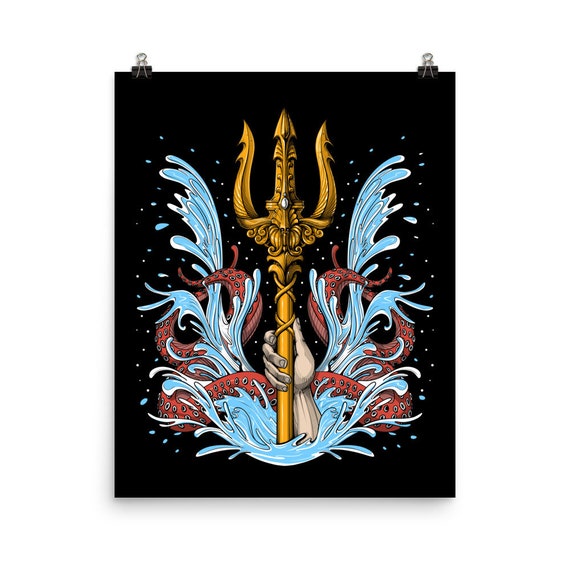 Tridente De Poseidón De La Mitología Griega