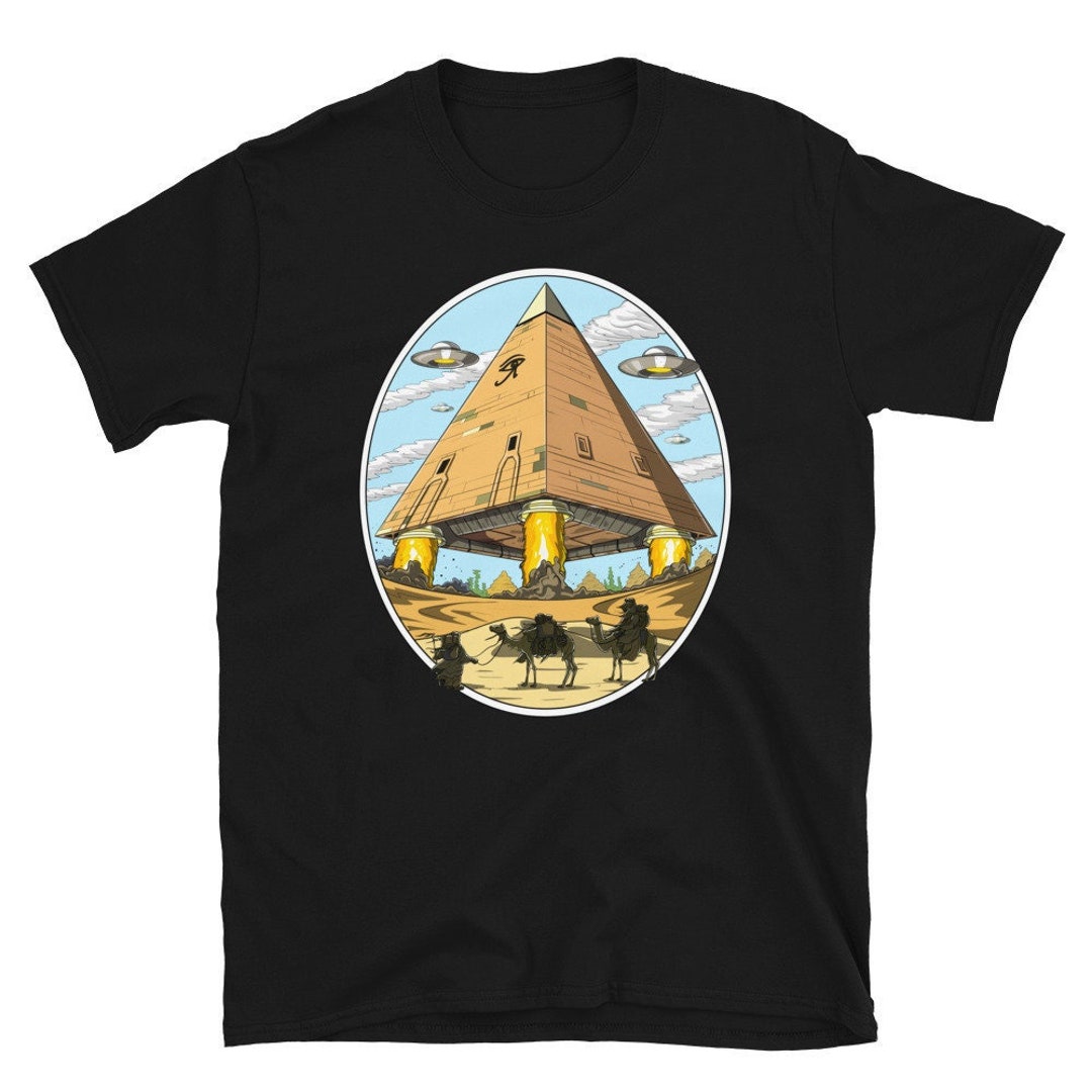 Egyptian Pyramids Aliens Shirt, Alien UFO Tee, Extraterrestrials Shirt ...