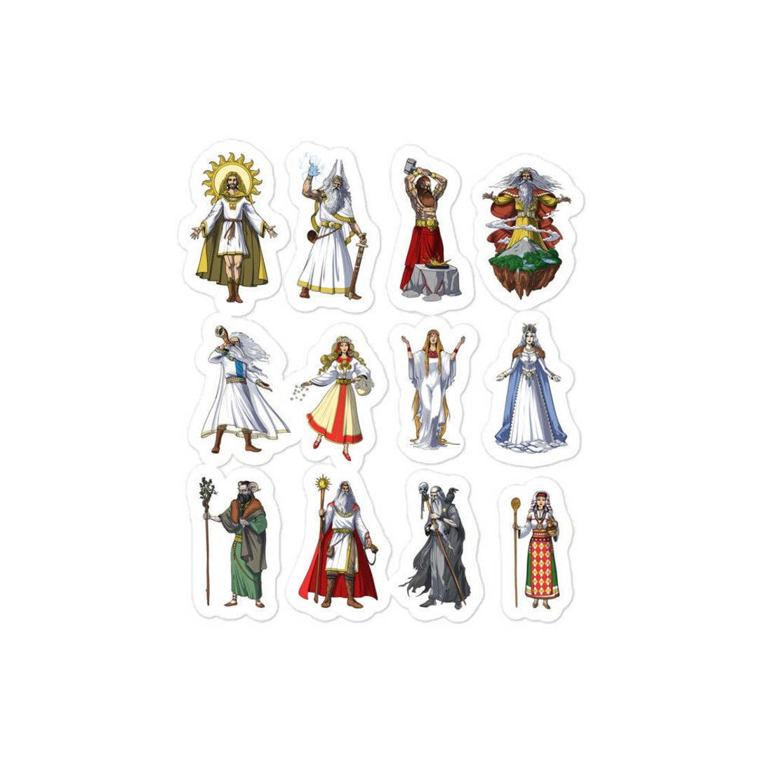Slavic Mythology Gods Sticker - Pagan Deity Stickers - Paganism Sticker ...