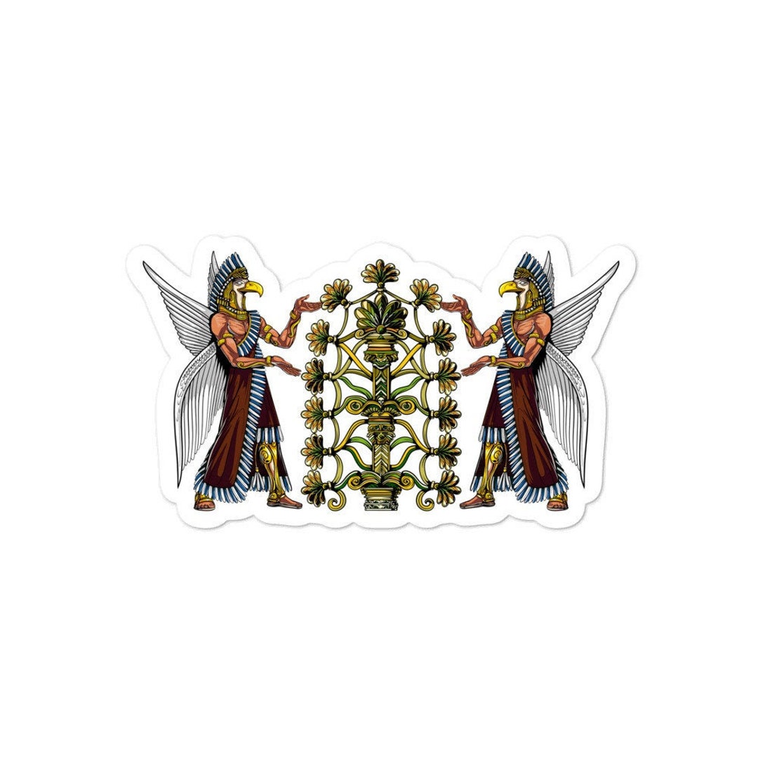 Anunnaki Alien Sumerian Mythology Gods Sticker - Ancient Mesopotamian ...