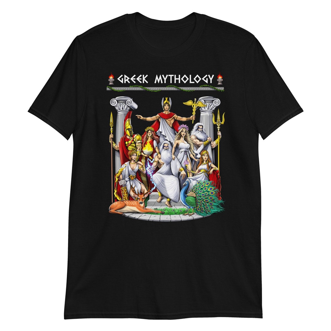 Greek Mythology Gods T-shirt, Ancient Greek Deity Tee, Greek Goddess ...