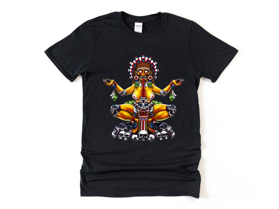 Aztec Goddess Tlaltecuhtli T-shirt Aztec Mythology Shirt - Etsy