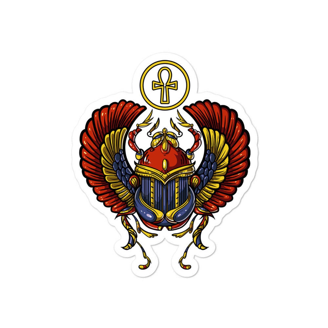Egyptian Ankh Sticker - Ankh Cross Vinyl Sticker - Egyptian Symbol ...